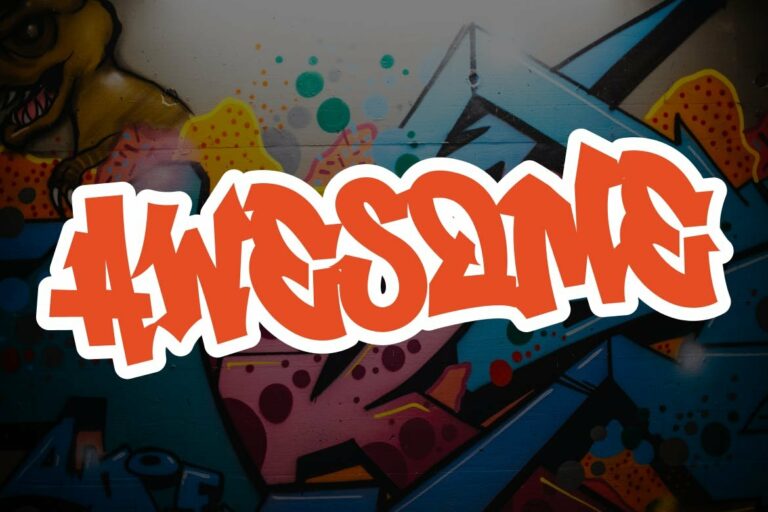 Madison Street - graffiti font – MasterBundles