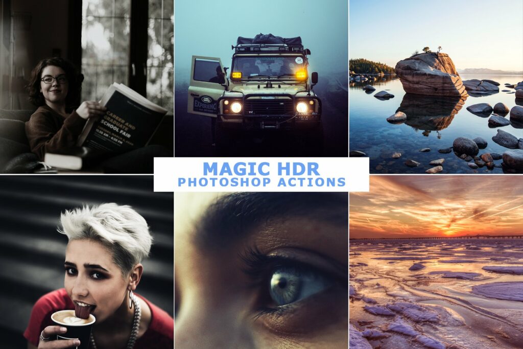 50 Magic HDR Photoshop Actions – MasterBundles