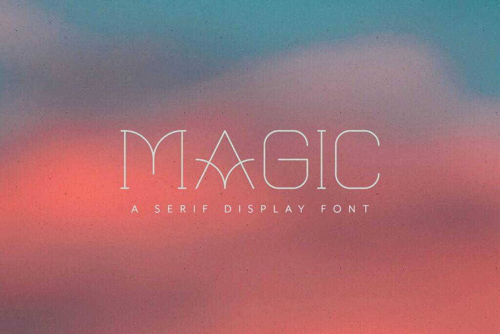 Magic All Caps Serif Monogram Font – MasterBundles