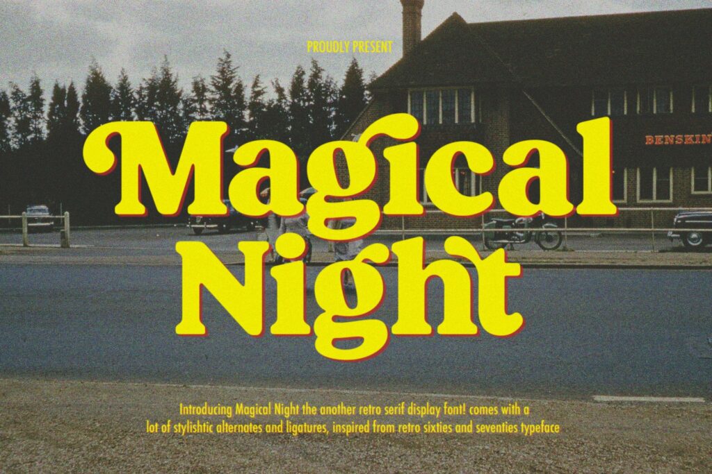 Magical Night - Retro Serif – MasterBundles