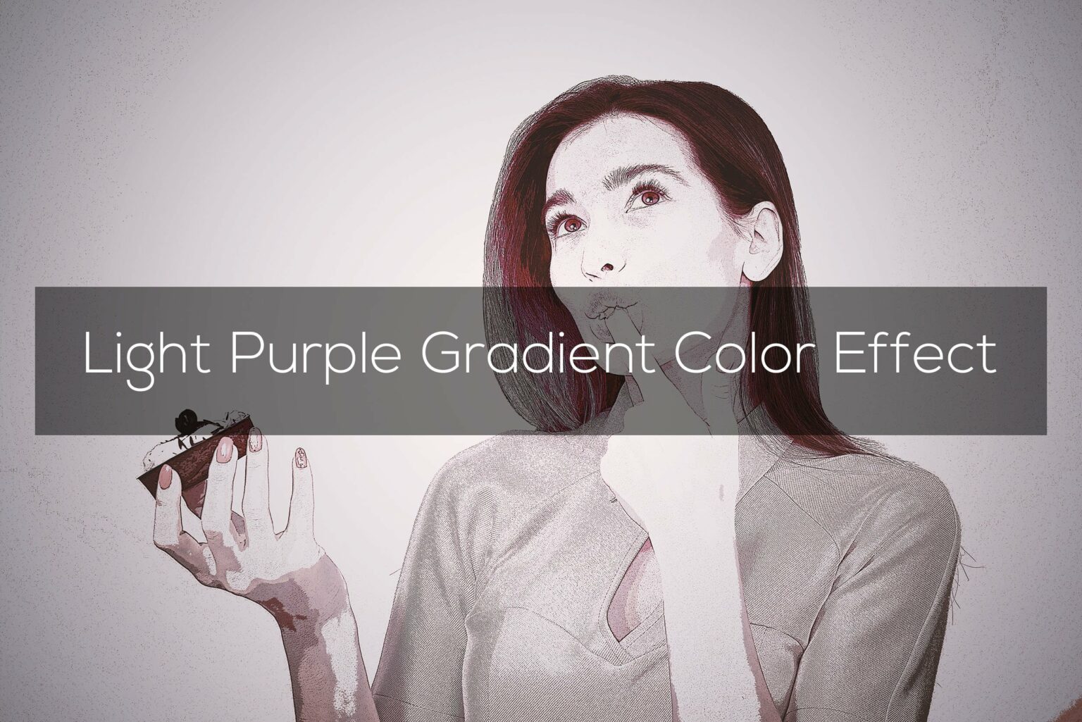 Light Purple Gradient Color Effect – MasterBundles