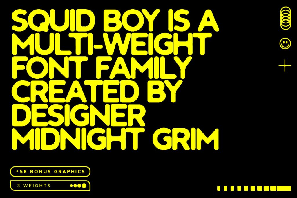 Squid Boy - Ink Bleed Sans Serif – MasterBundles