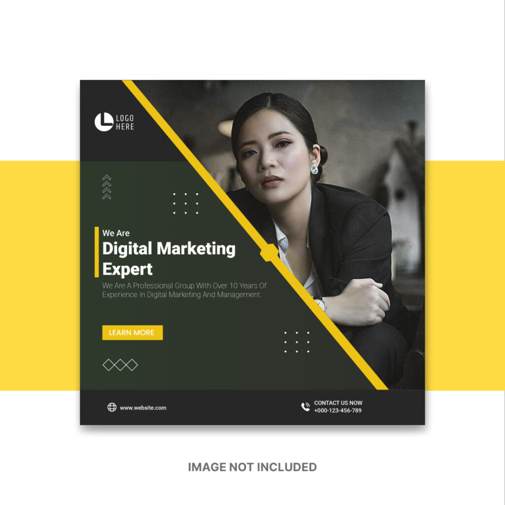 Modern Social Media Marketing Post Template - MasterBundles