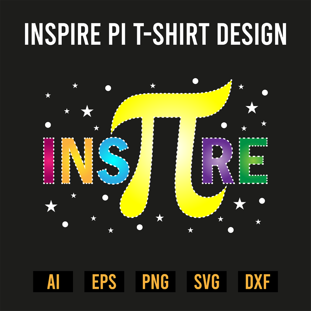 Inspire Pi T-Shirt Design - MasterBundles