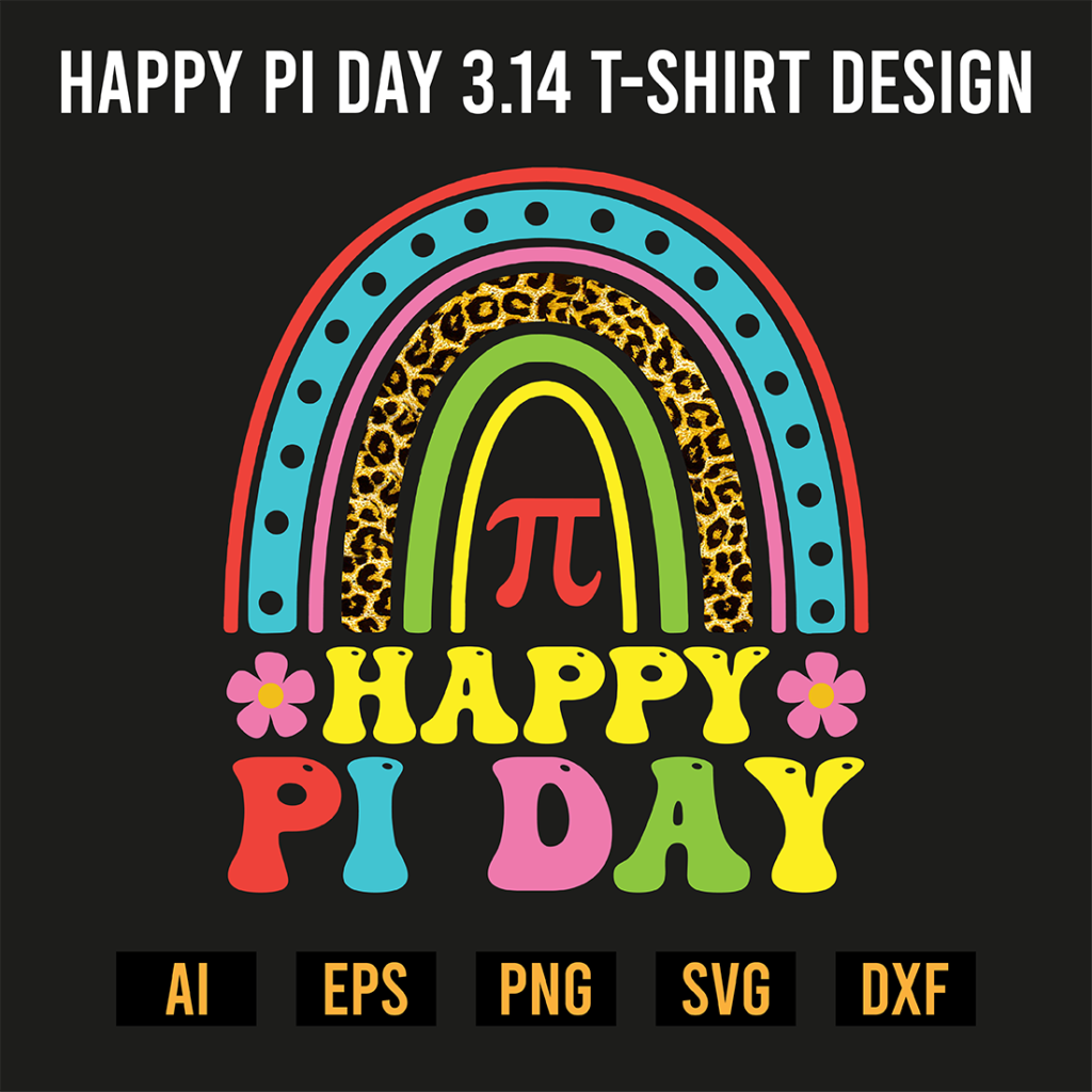 Happy PI Day 3.14 T-Shirt Design - MasterBundles