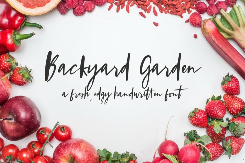 Backyard Garden Script Font – MasterBundles