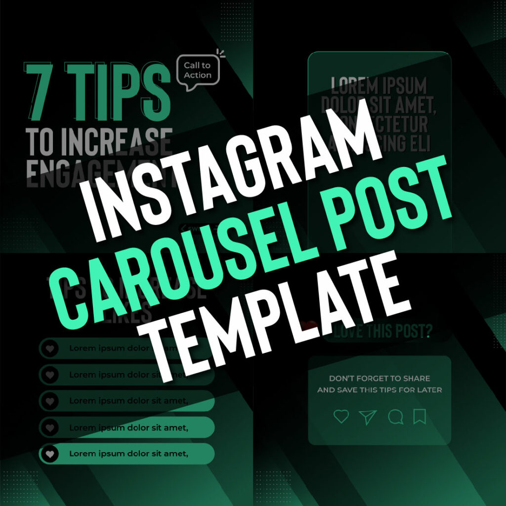 Modern and Professional Instagram Carousel Ads Template - MasterBundles