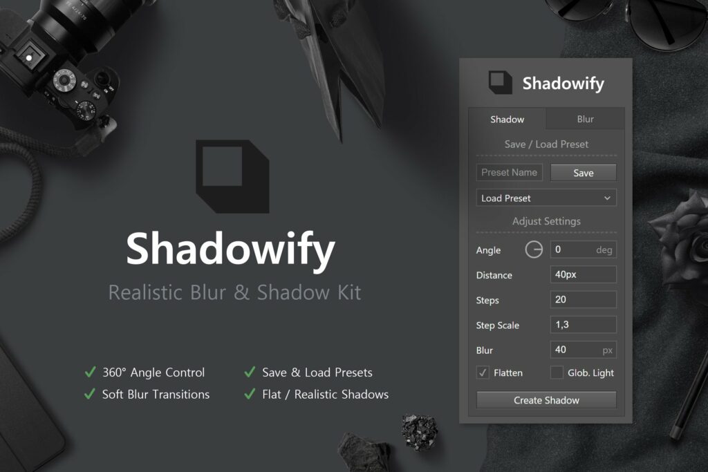 Shadowify - Blur & Shadow Kit – MasterBundles
