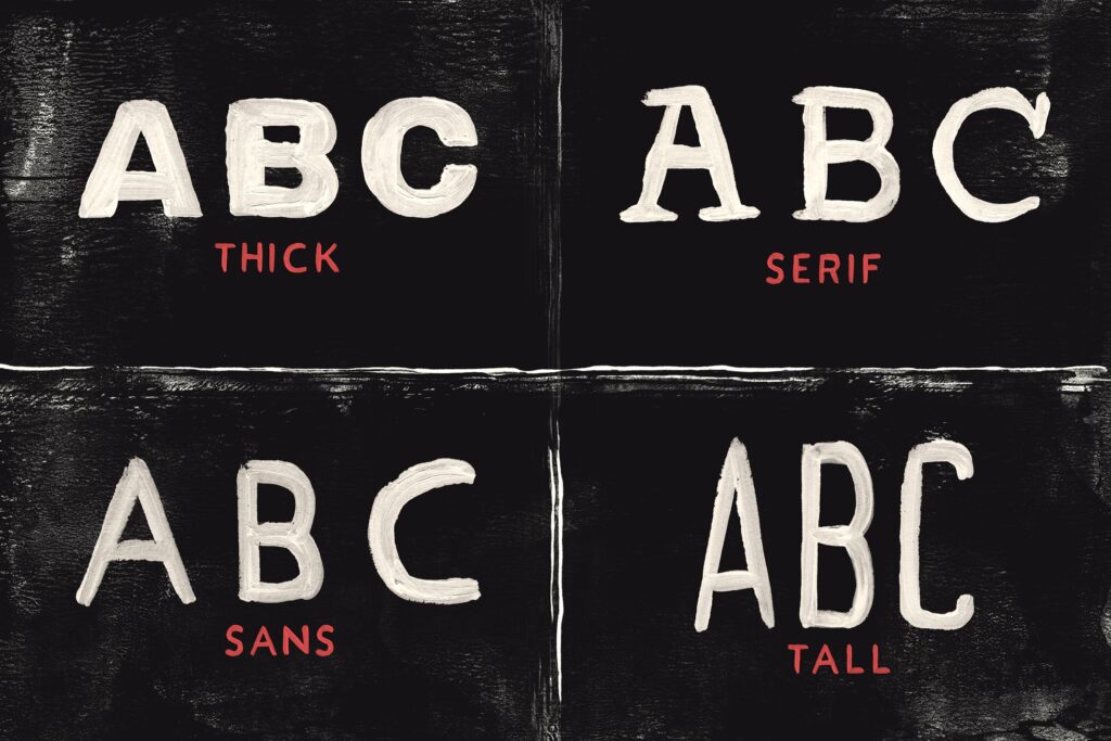 Acrylic SVG Font Collection – MasterBundles