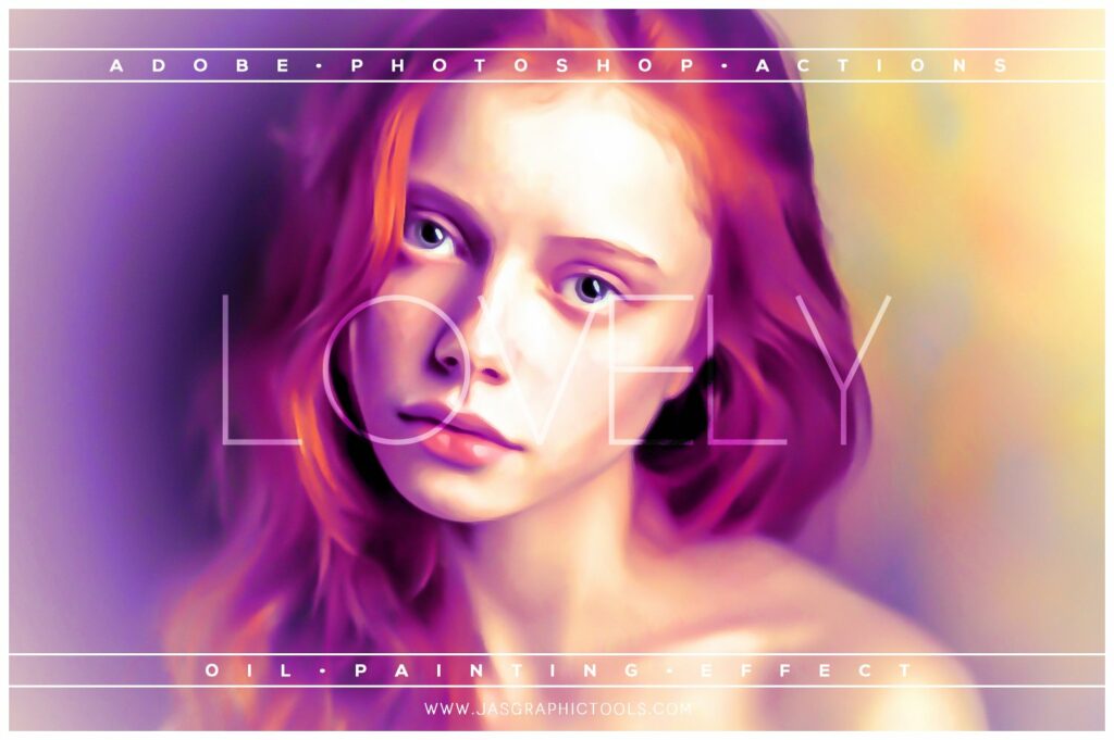 Lovely Oil Painting Effect Actions – MasterBundles