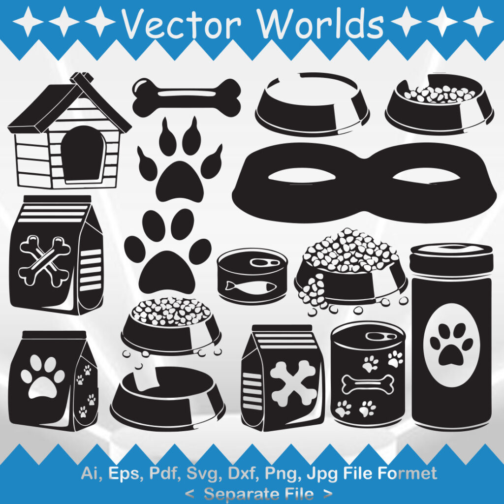Pet Bowl SVG Vector Design - MasterBundles