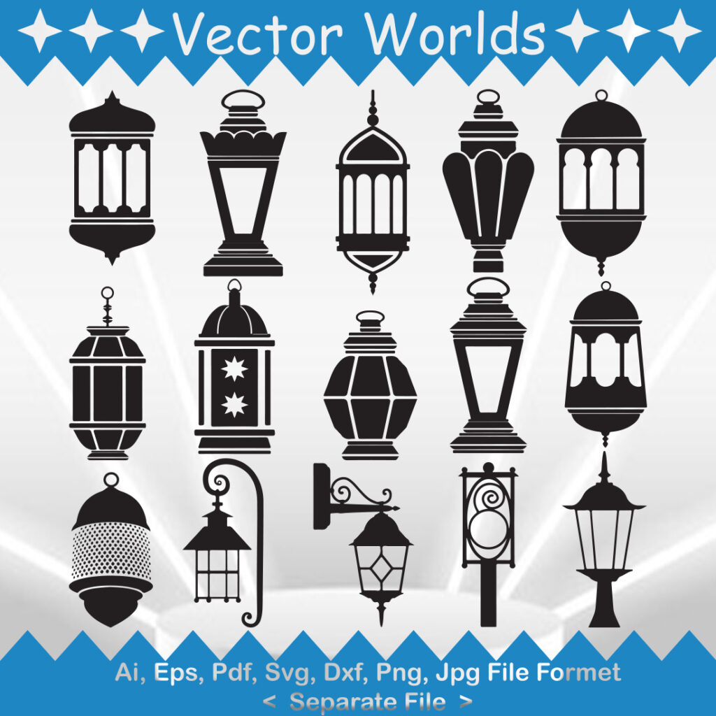 Lantern SVG Vector Design - MasterBundles