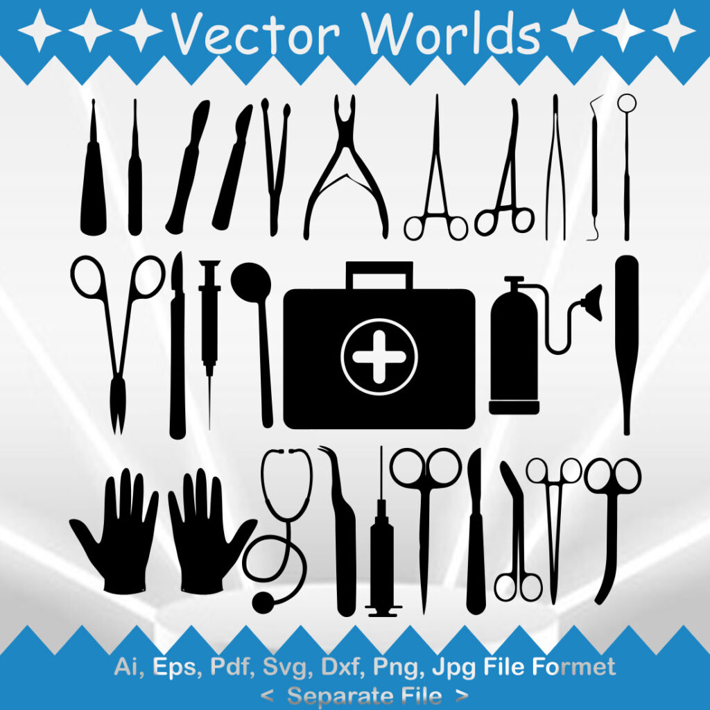 Medical equipment SVG Vector Design - MasterBundles
