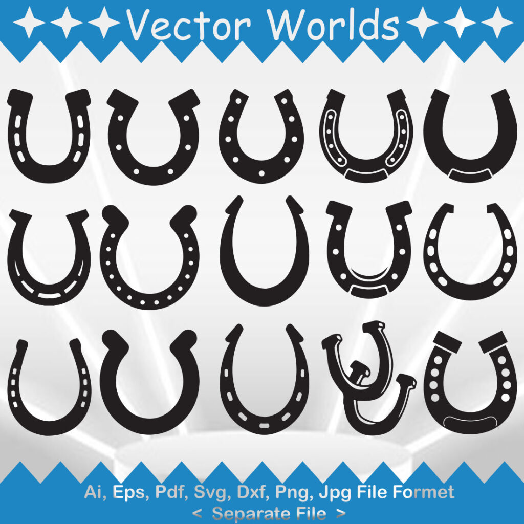 Horseshoe SVG Vector Design - MasterBundles