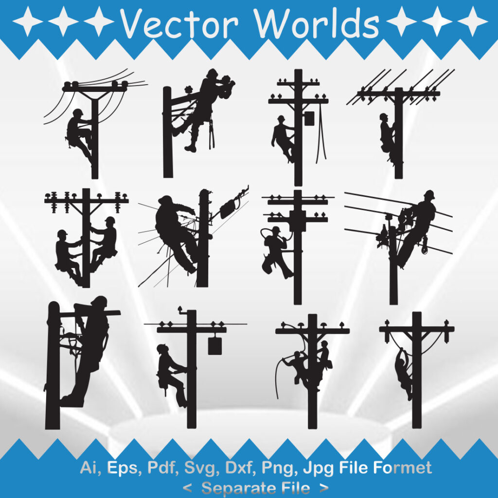 Lineman SVG Vector Design - MasterBundles