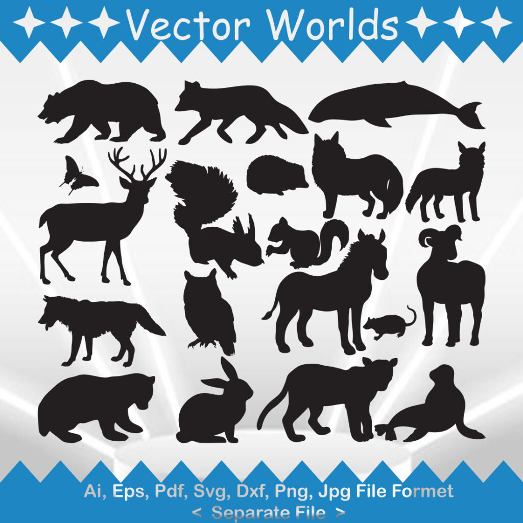 Mammals SVG Vector Design - MasterBundles