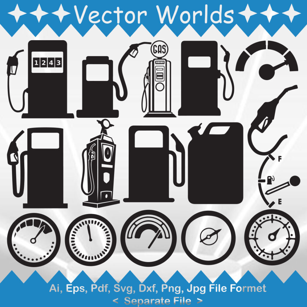Indicator Gas Tank SVG Vector Design - MasterBundles