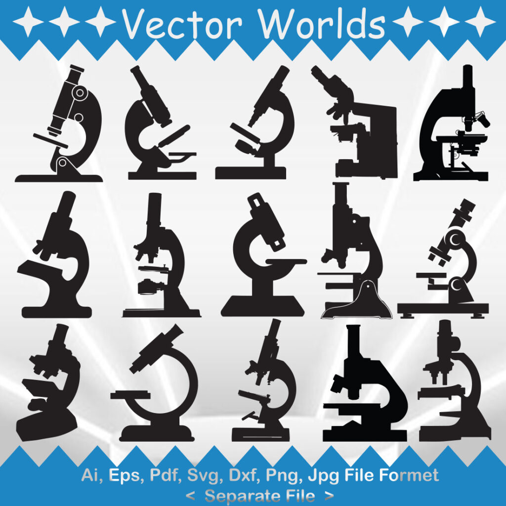 Microscope SVG Vector Design - MasterBundles