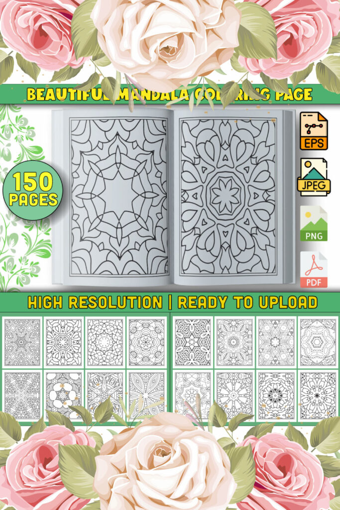 150 Coloring Page Bundle for KDP Interior - MasterBundles