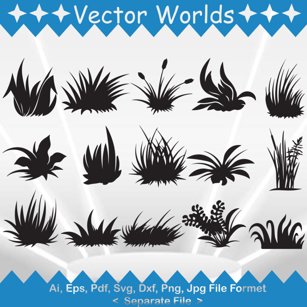 Grass SVG Bundle – MasterBundles