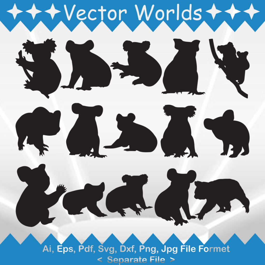 Koala SVG Vector Design - MasterBundles