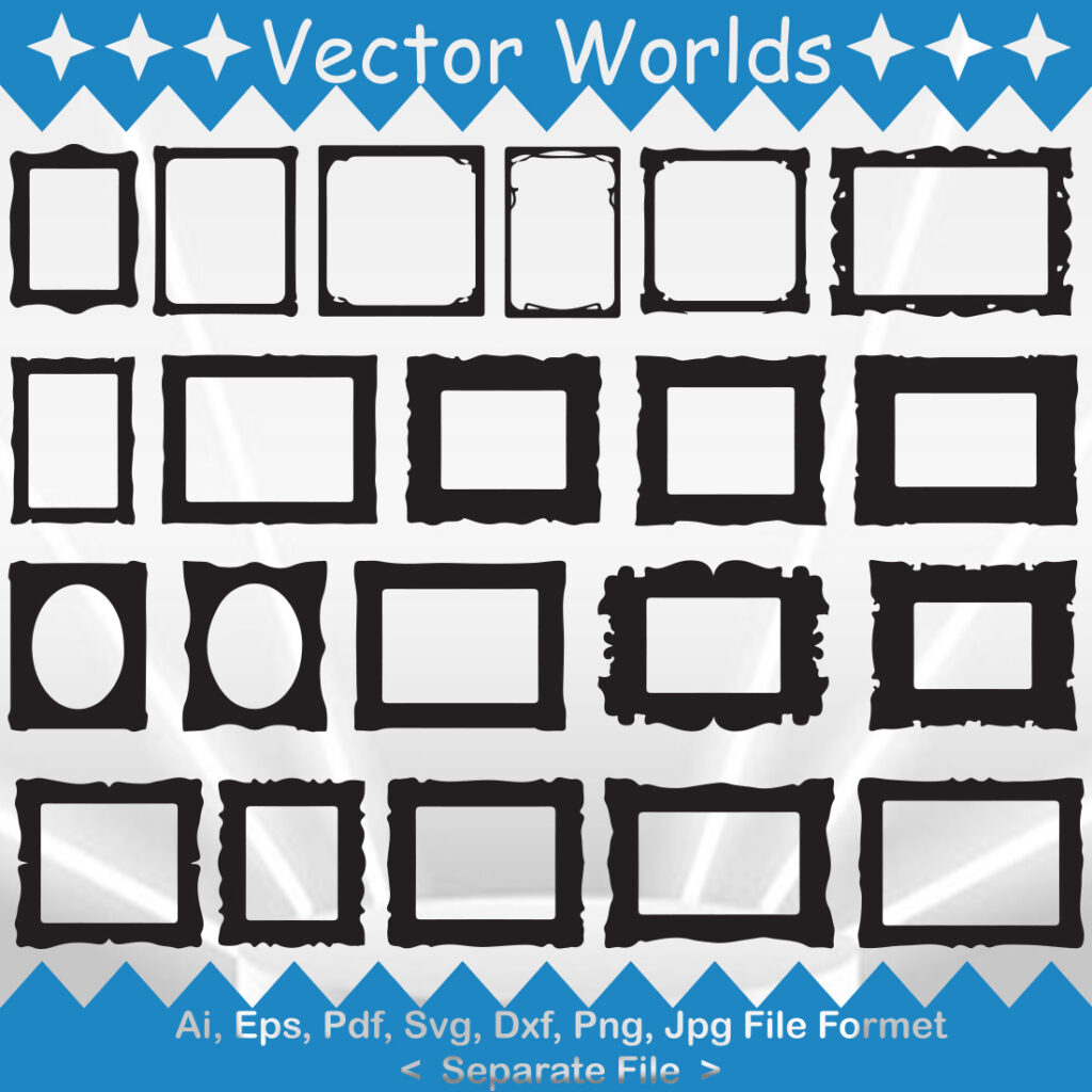 Picture Frame SVG Vector Design - MasterBundles