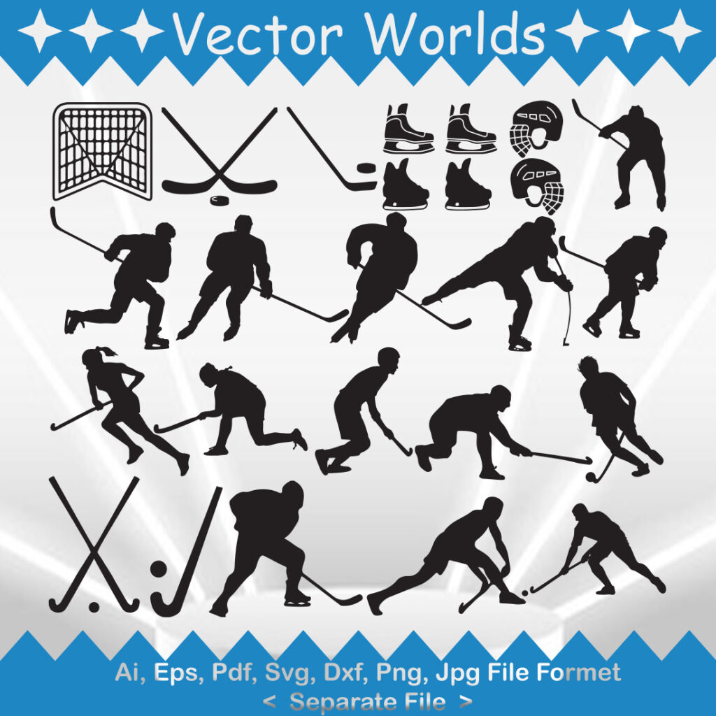 Hockey SVG Vector Design - MasterBundles