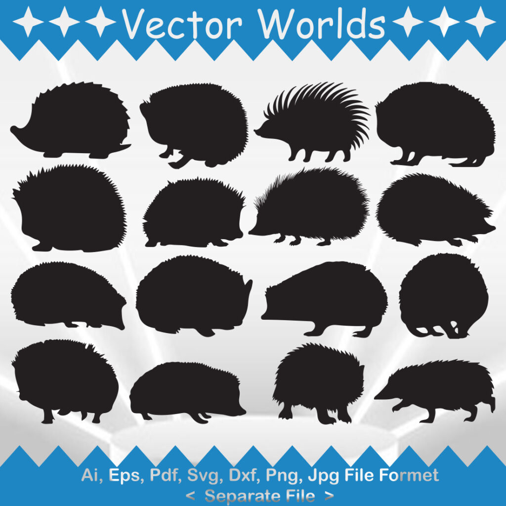 Hedgehog SVG Vector Design - MasterBundles