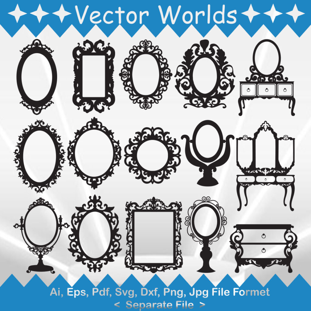 Mirror SVG Vector Design - MasterBundles