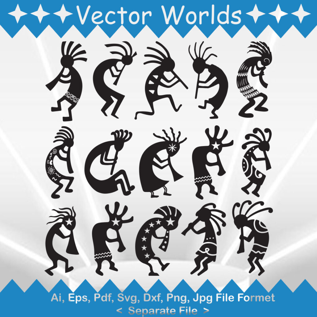 Kokopelli SVG Vector Design - MasterBundles