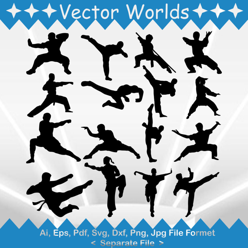 Kung fu SVG Vector Design - MasterBundles