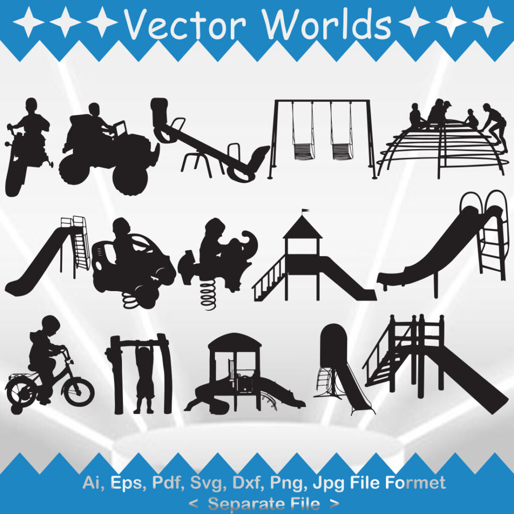 Kids Playground SVG Vector Design - MasterBundles