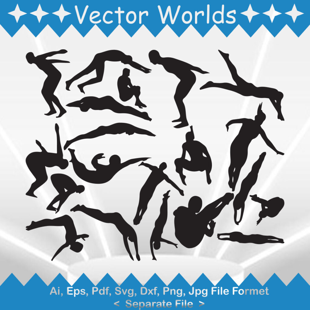 Olympic Diving SVG Vector Design - MasterBundles