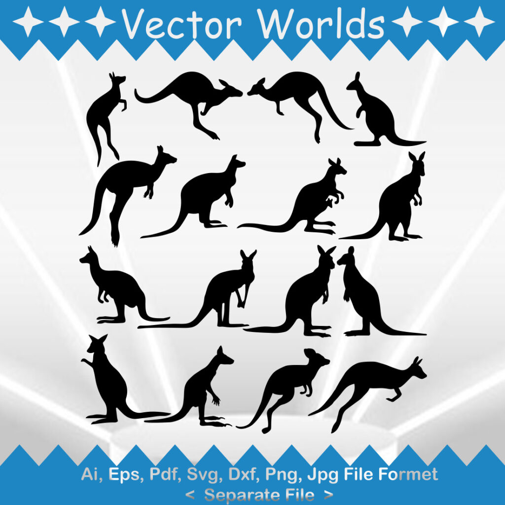 Kangaroo SVG Vector Design - MasterBundles
