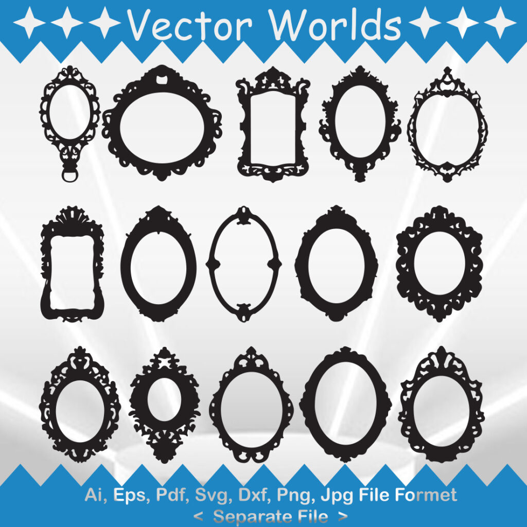 Mirror Frame SVG Vector Design - MasterBundles