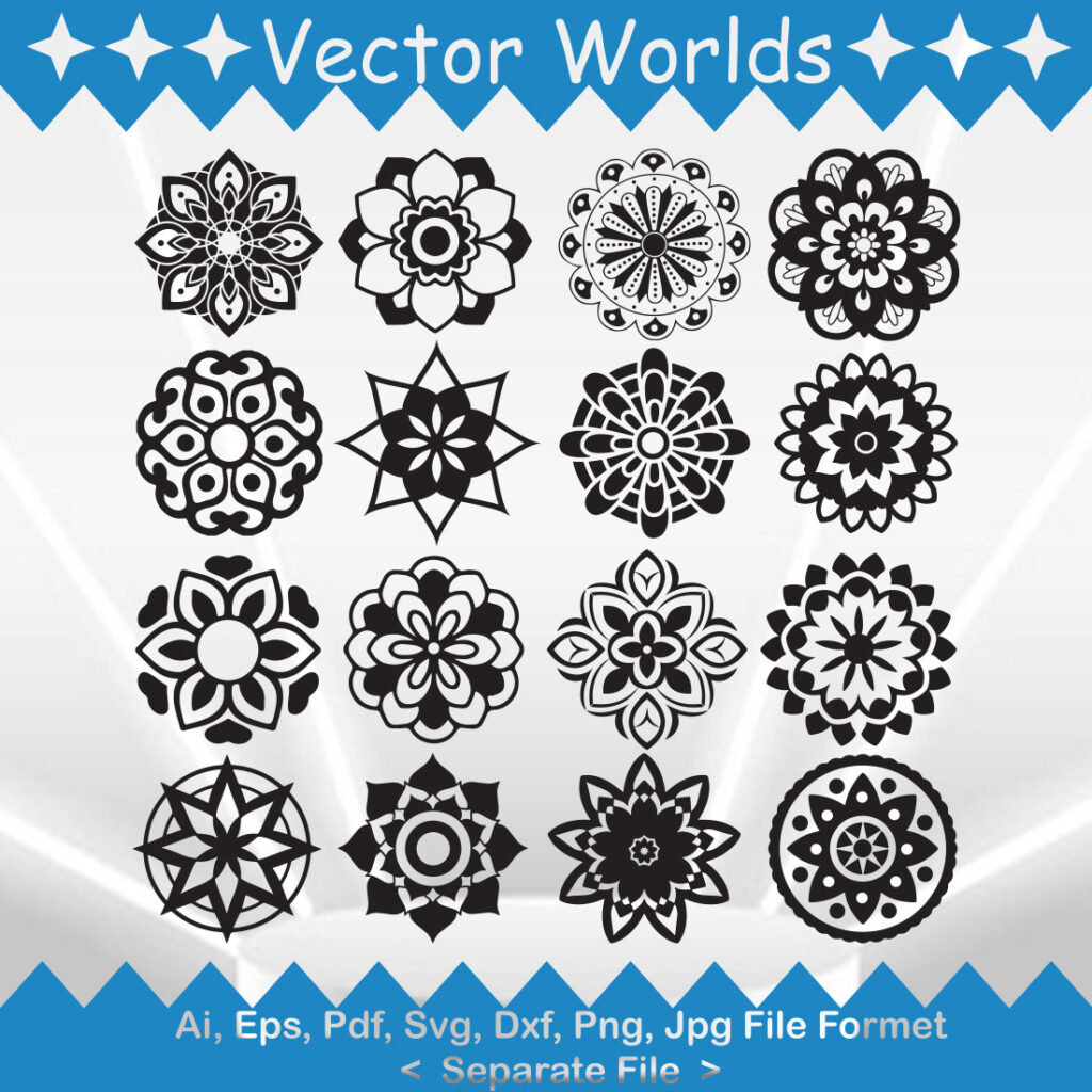 Mandala SVG Vector Design - MasterBundles