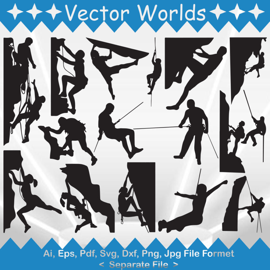 Mountain Climbing SVG Vector Design - MasterBundles