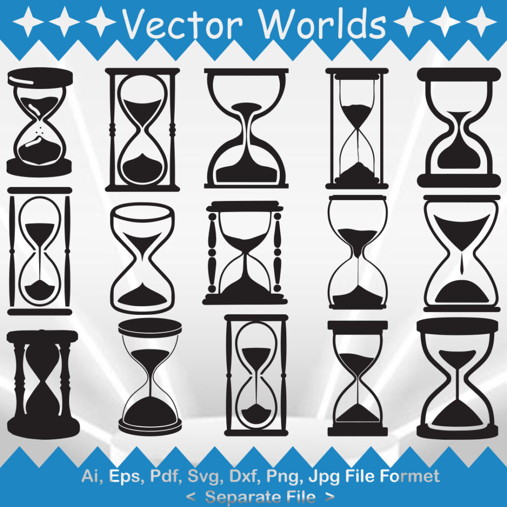 Hourglass Svg Vector Design Masterbundles