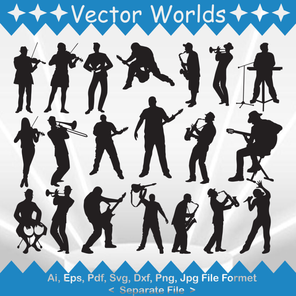 Musician SVG Vector Design - MasterBundles