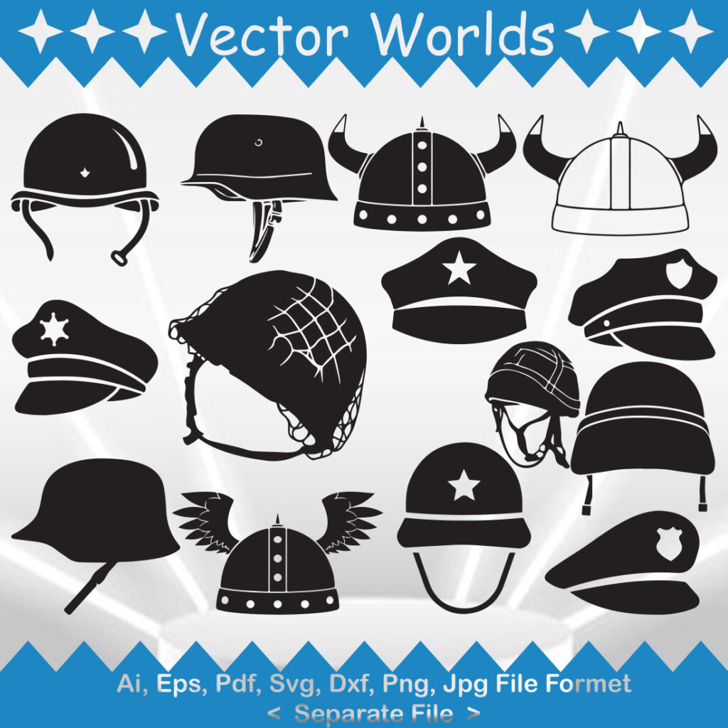 Military Hat SVG Vector Design - MasterBundles