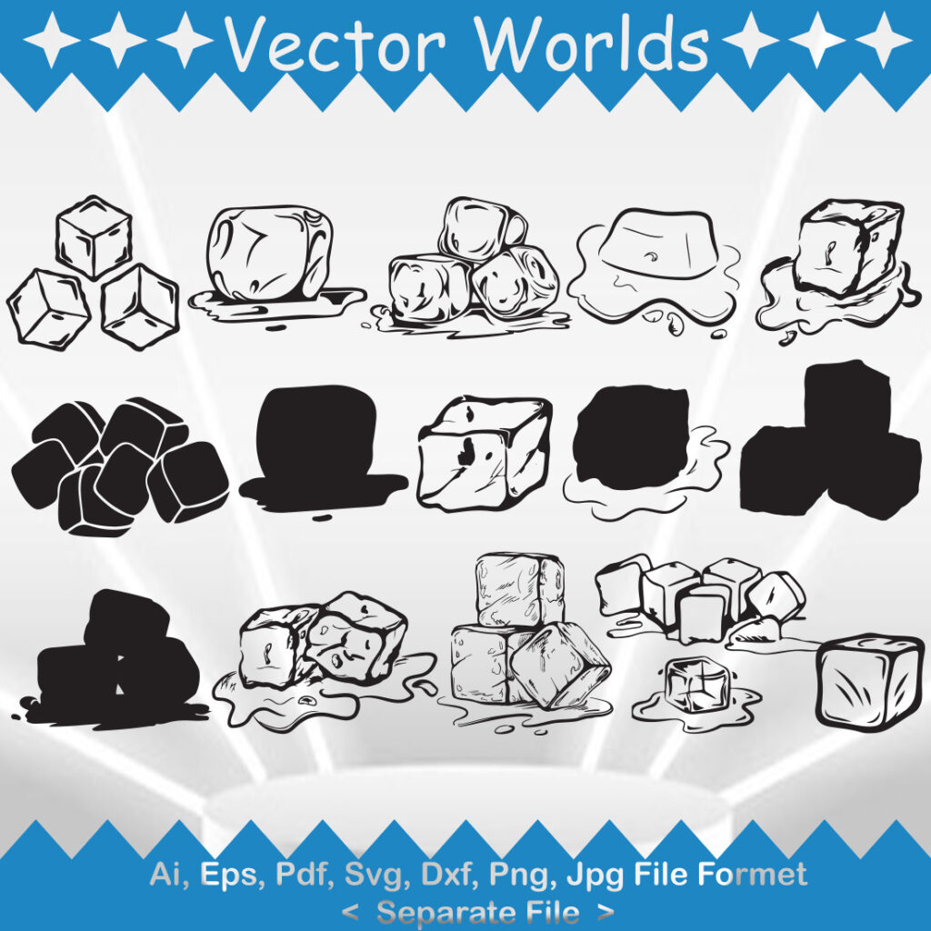 Ice Cube SVG Vector Design - MasterBundles