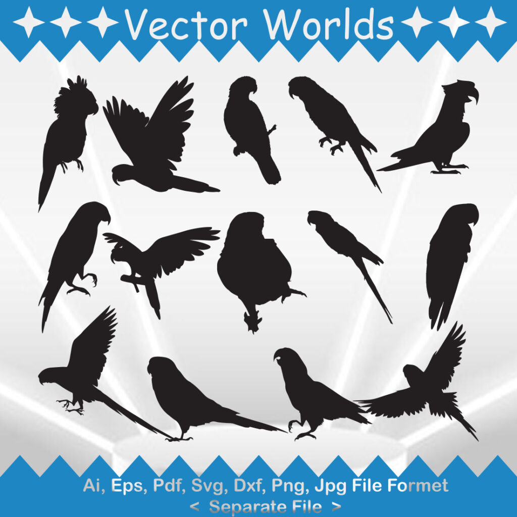 Macaw SVG Vector Design - MasterBundles