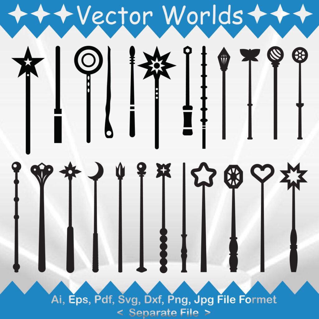 Magic Wand SVG Vector Design - MasterBundles