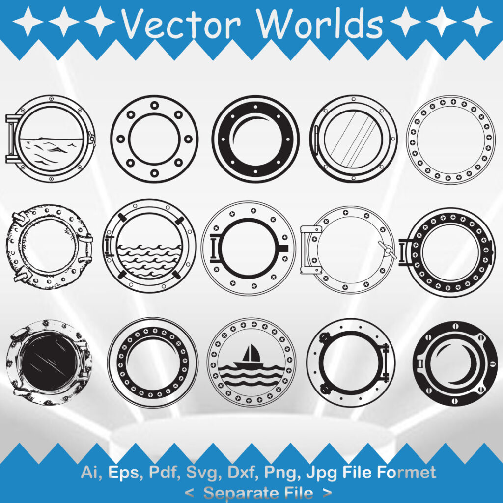 Porthole SVG Vector Design - MasterBundles