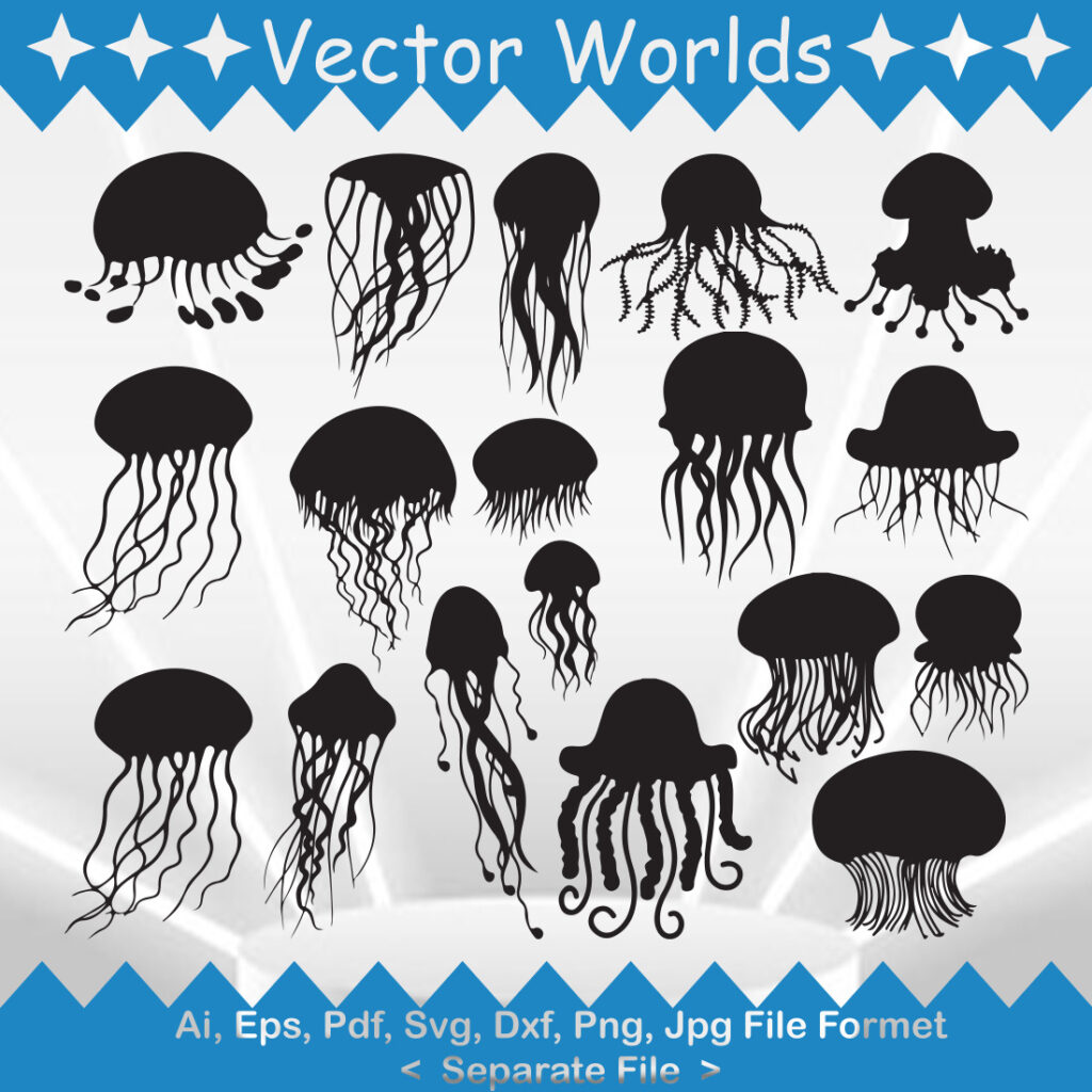 Jellyfish SVG Vector Design - MasterBundles