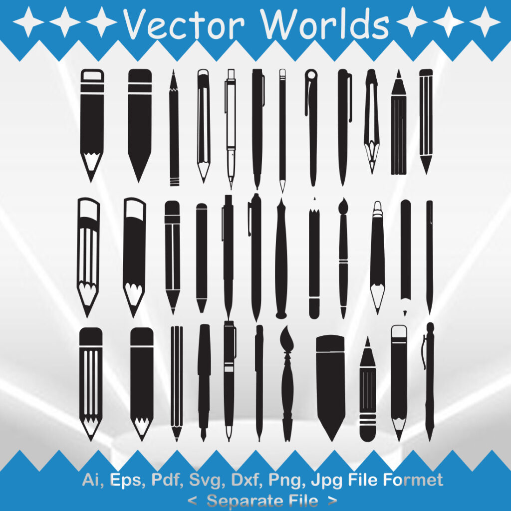 Pencil SVG Vector Design - MasterBundles