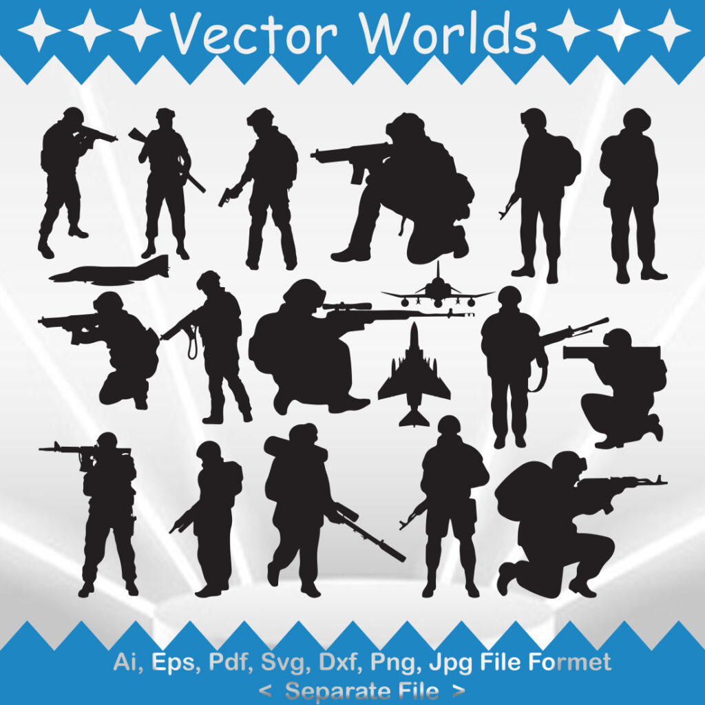 Isolated War SVG Vector Design - MasterBundles