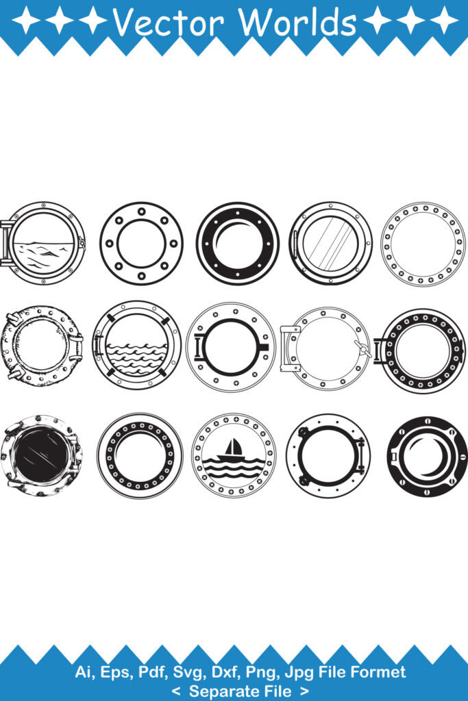 Porthole SVG Vector Design - MasterBundles