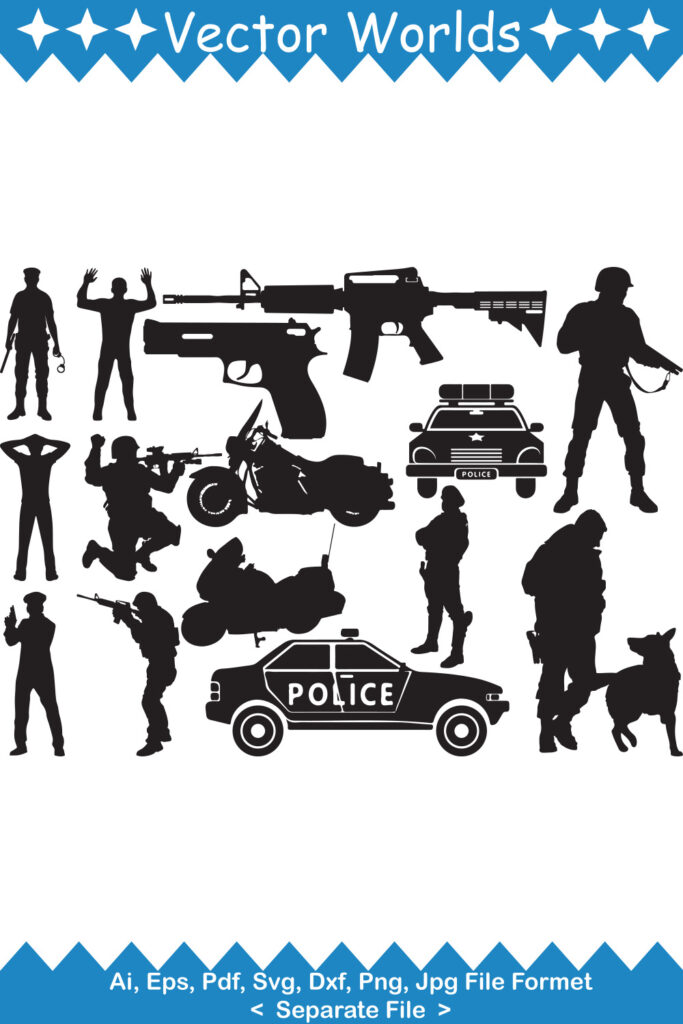 Police SVG Vector Design - MasterBundles
