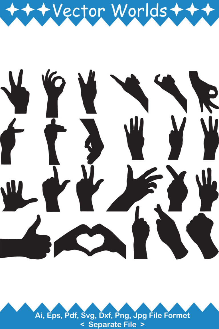 Hand Sign SVG Vector Design - MasterBundles